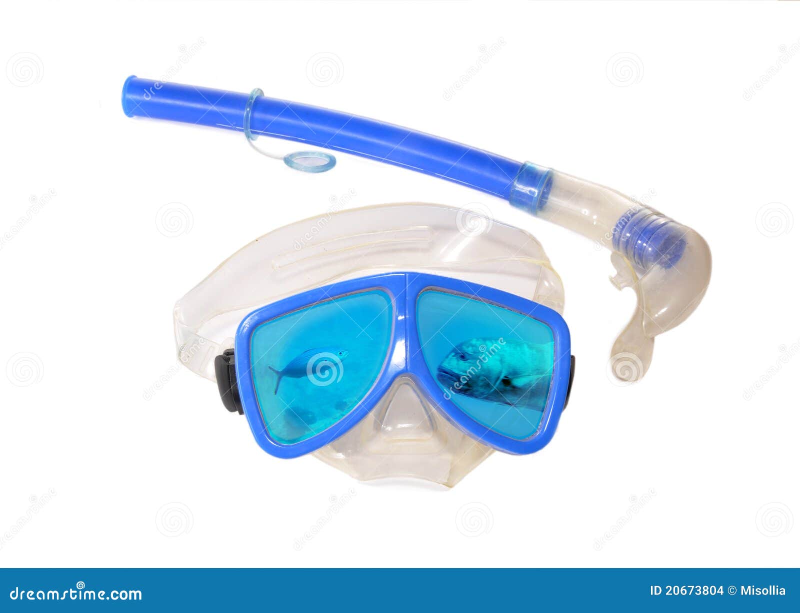 Mask with a tube stock photo. Image of underwater, diving - 20673804