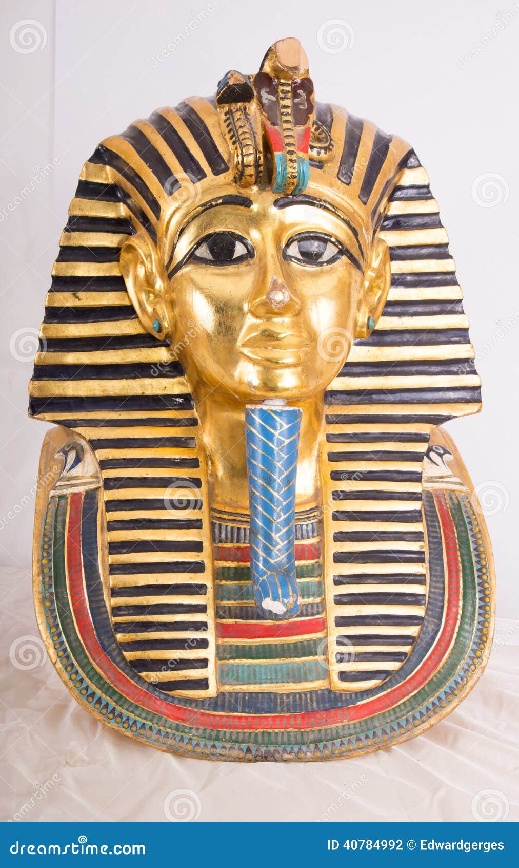 Mask of TUT stock photo. Image of decor, egypt, color - 40784992