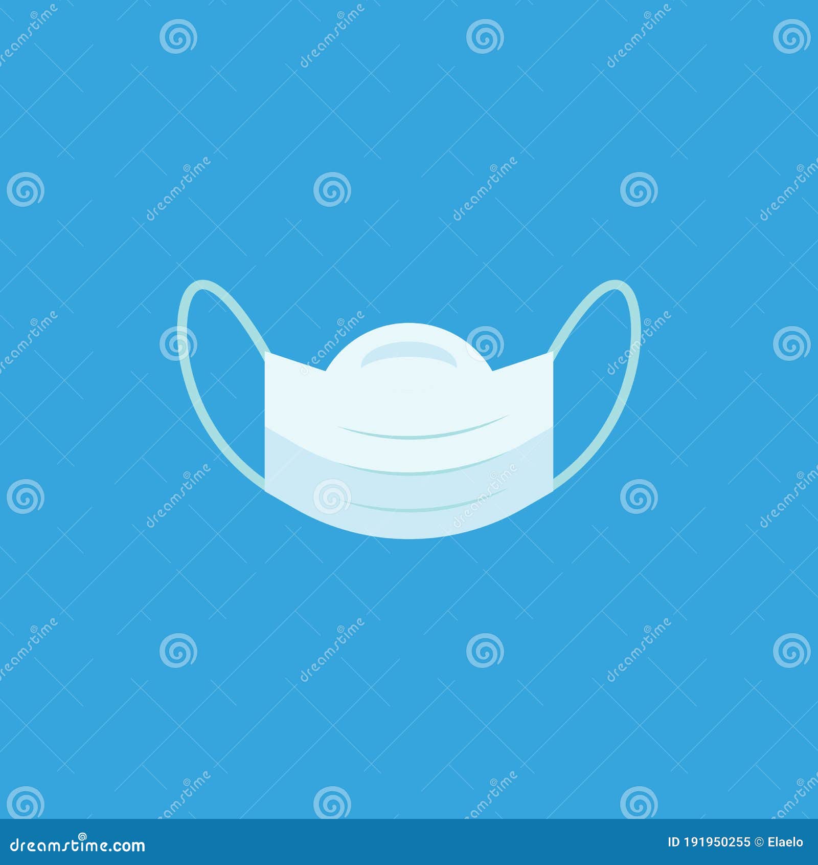 Mask Vector Illustration Icon Stock Vector - Illustration of pandemic ...