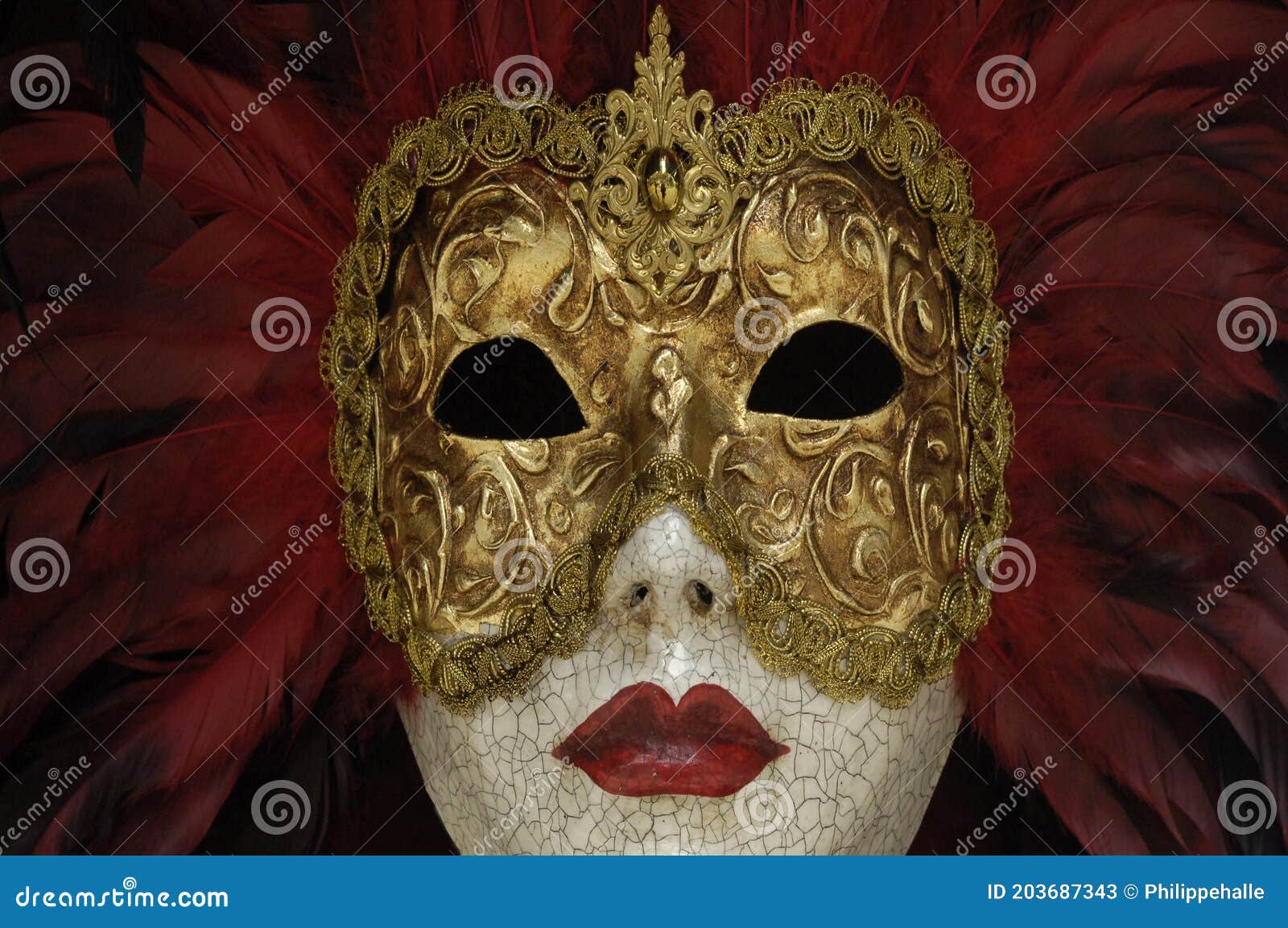 Mask of Venice carnival editorial stock photo. Image of mask - 203687343