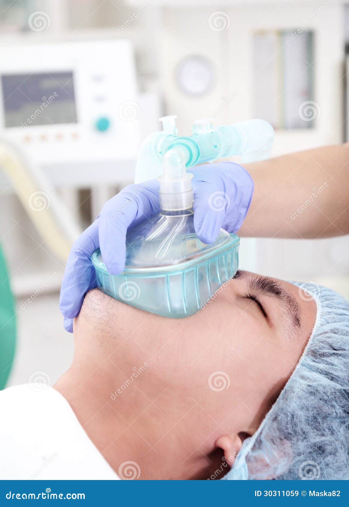 Patient in Anesthesia stock image. Image of ailment, room - 30311059
