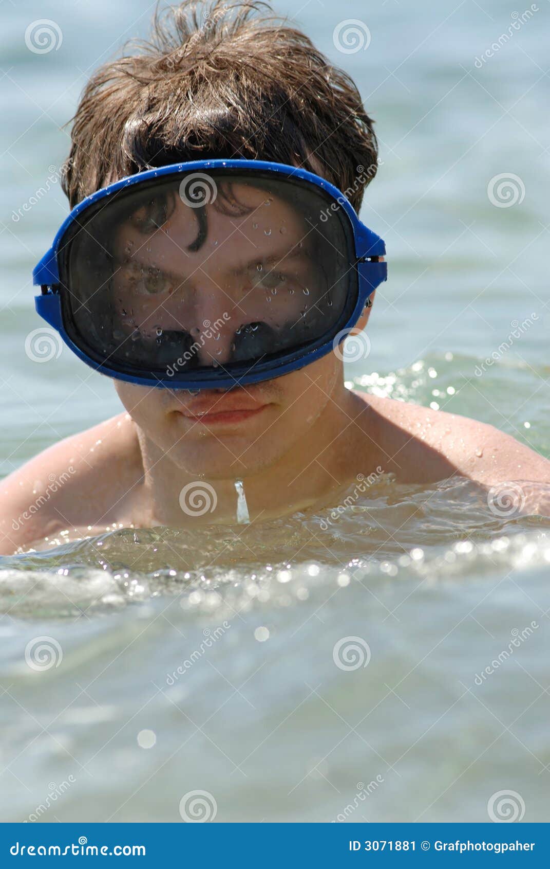 Mask in water stock image. Image of snorkeling, outdoors - 3071881