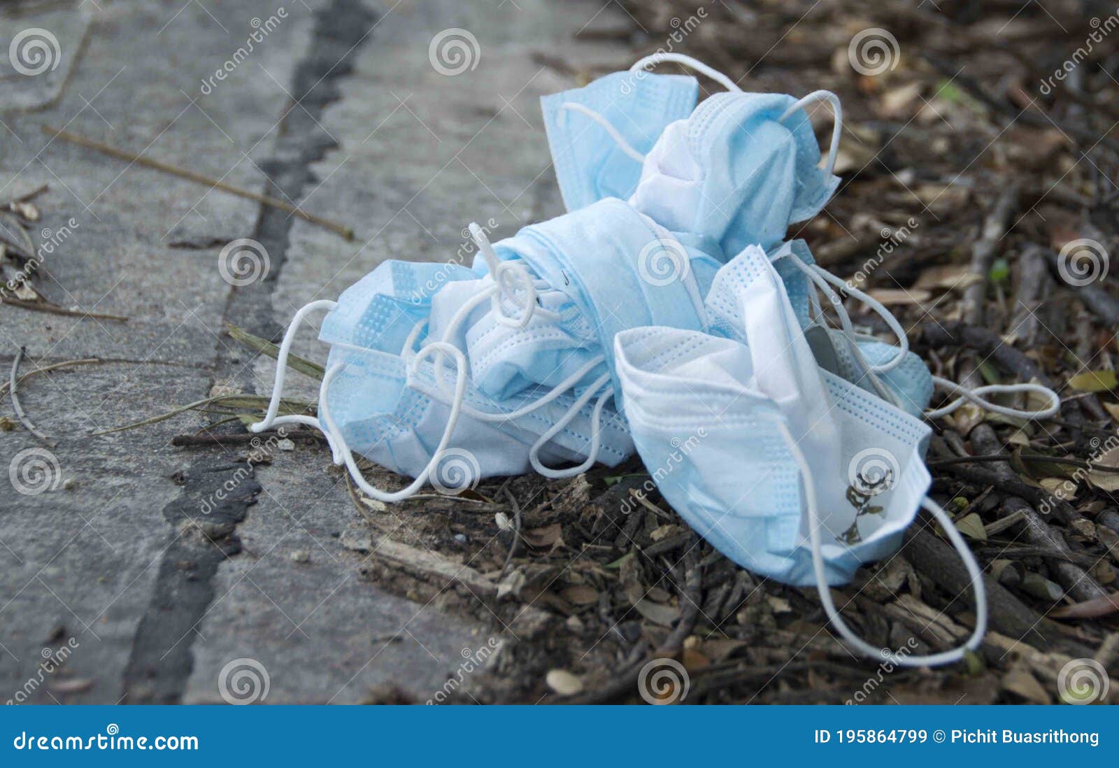 Mask wrapped together stock image. Image of globally - 195864799