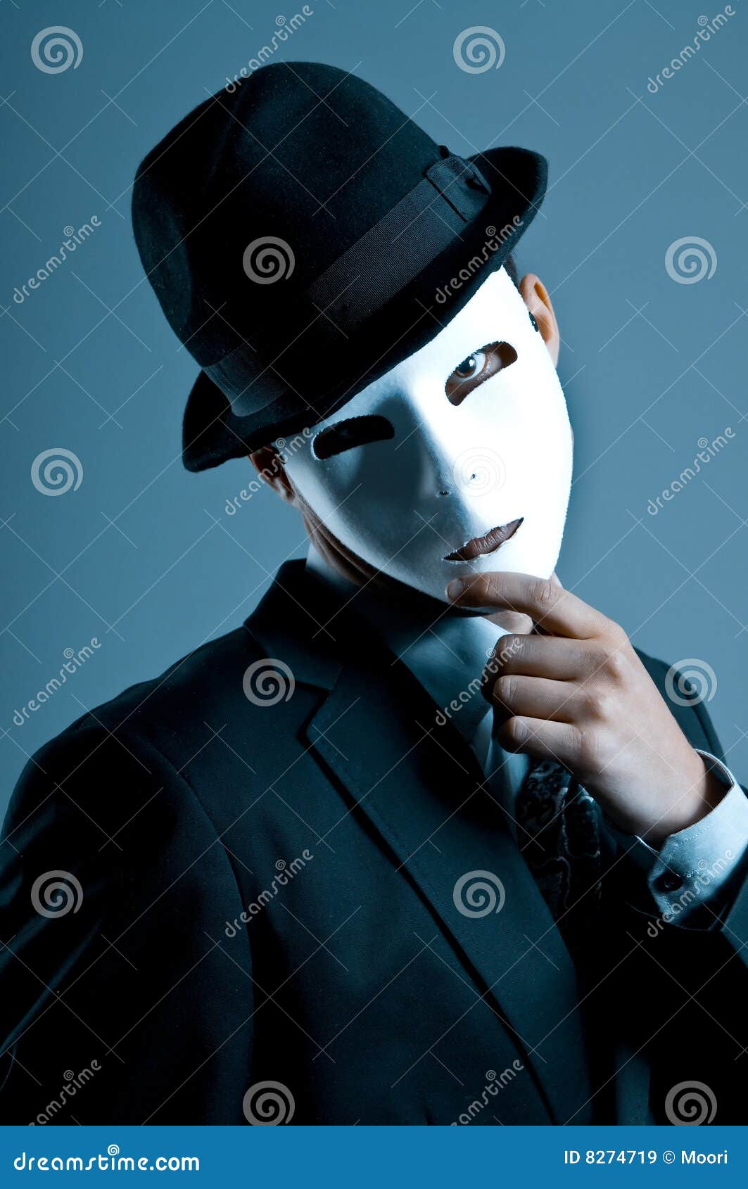 Masked stock image. Image of model, young, portrait, fashion - 8274719