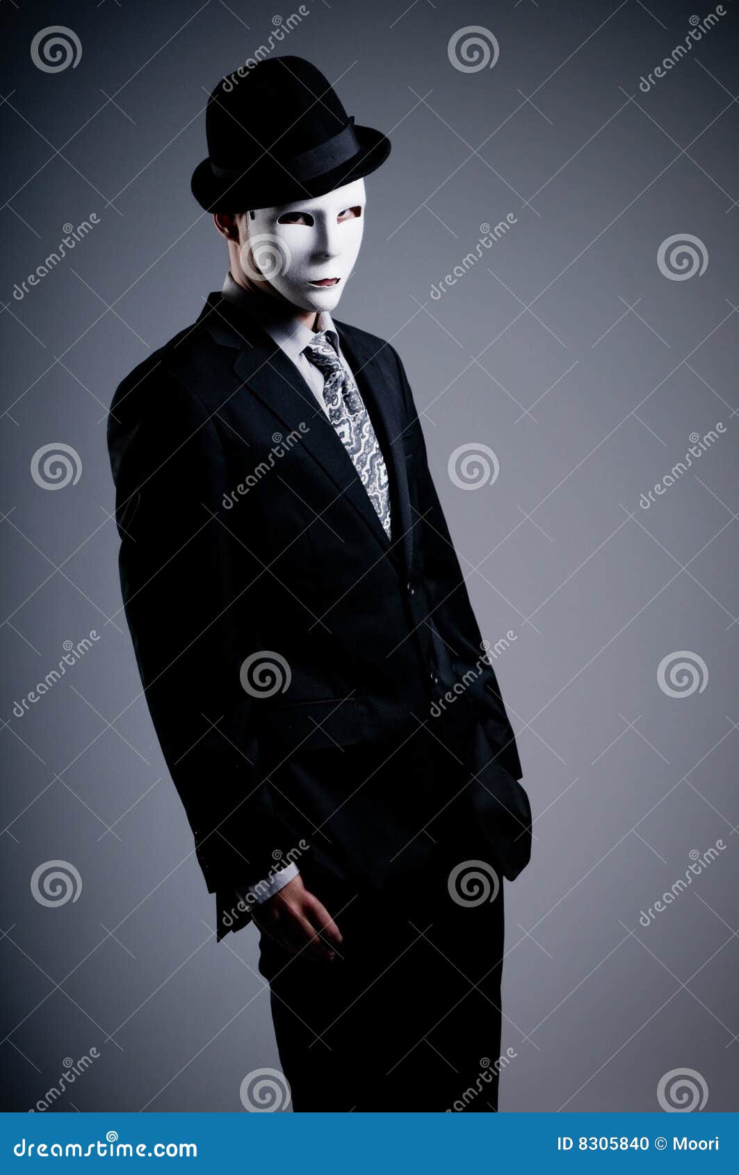 Masked stock photo. Image of face, serious, person, model - 8305840