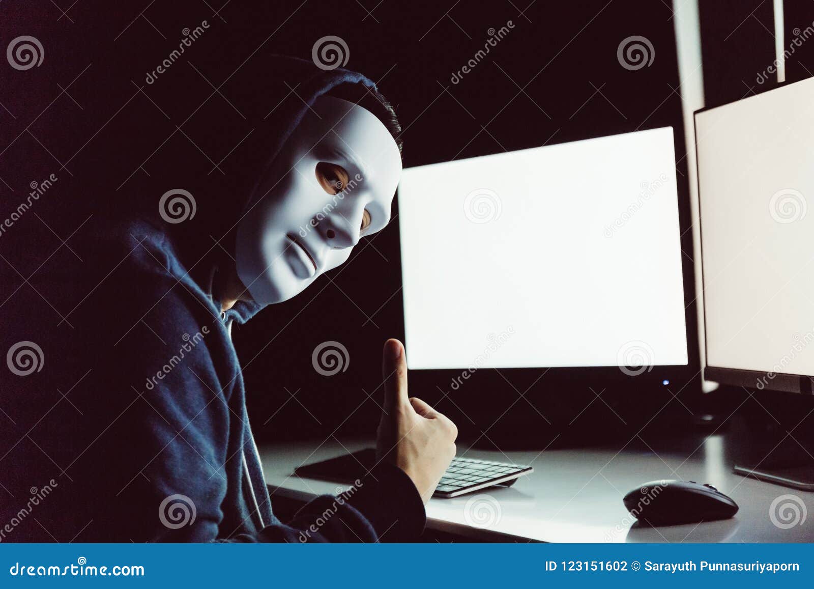 Dark Masked Man At Night Vending Machine Royalty-Free Stock Image ...