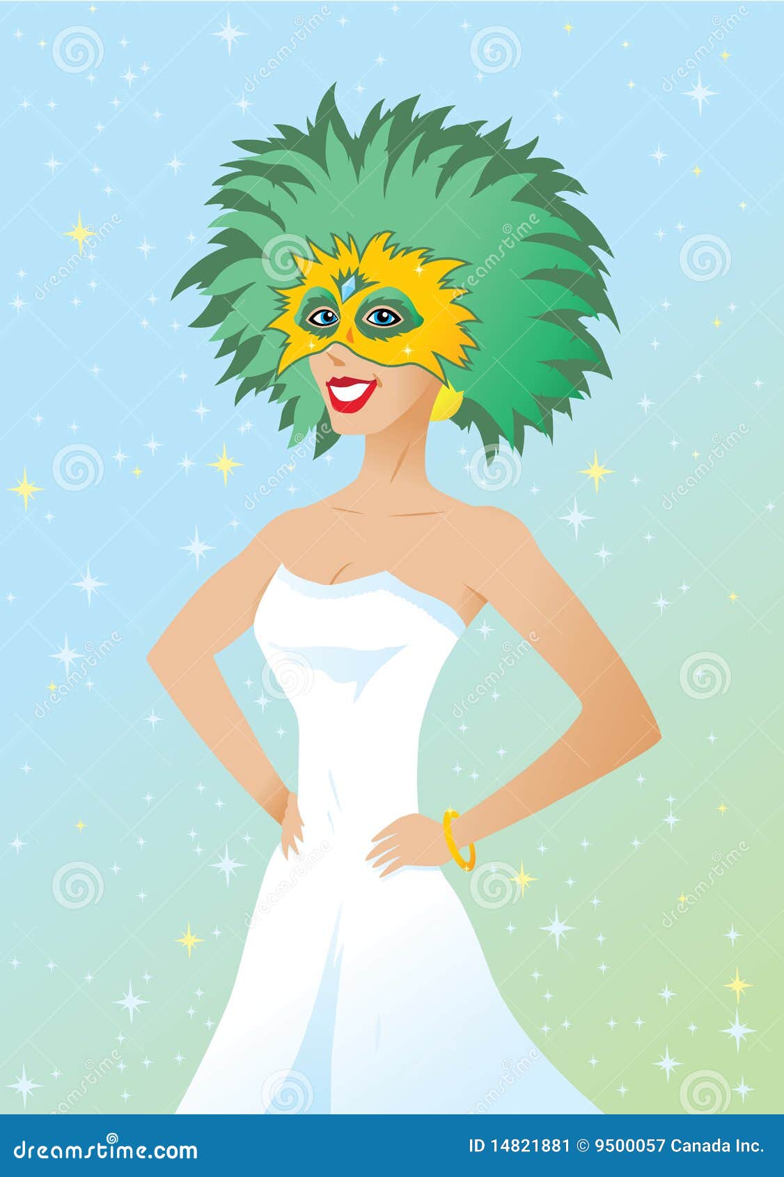 Masked ball stock vector. Illustration of beautiful, ball - 14821881