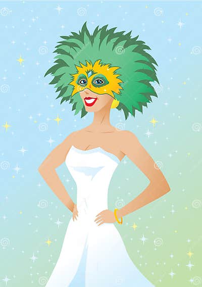 Masked ball stock vector. Illustration of beautiful, ball - 14821881