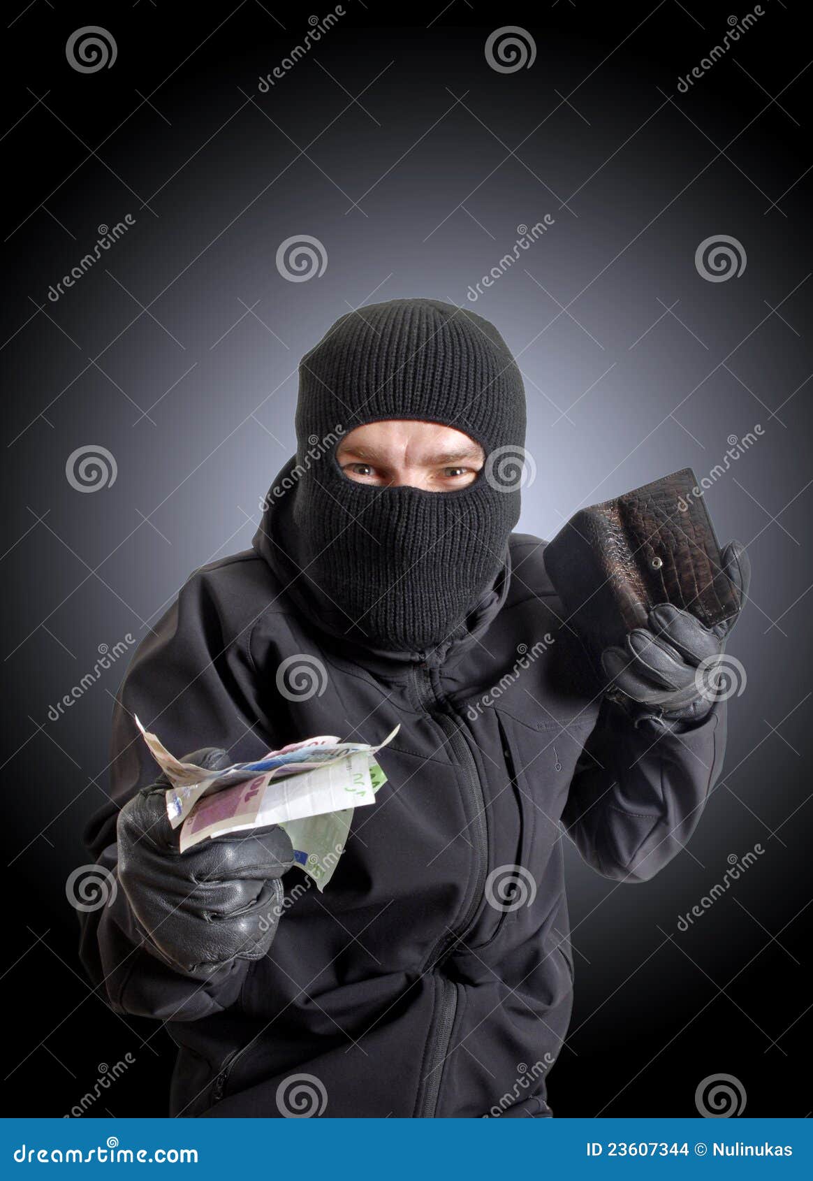 Masked criminal stock photo. Image of black, threat, handbag - 23607344