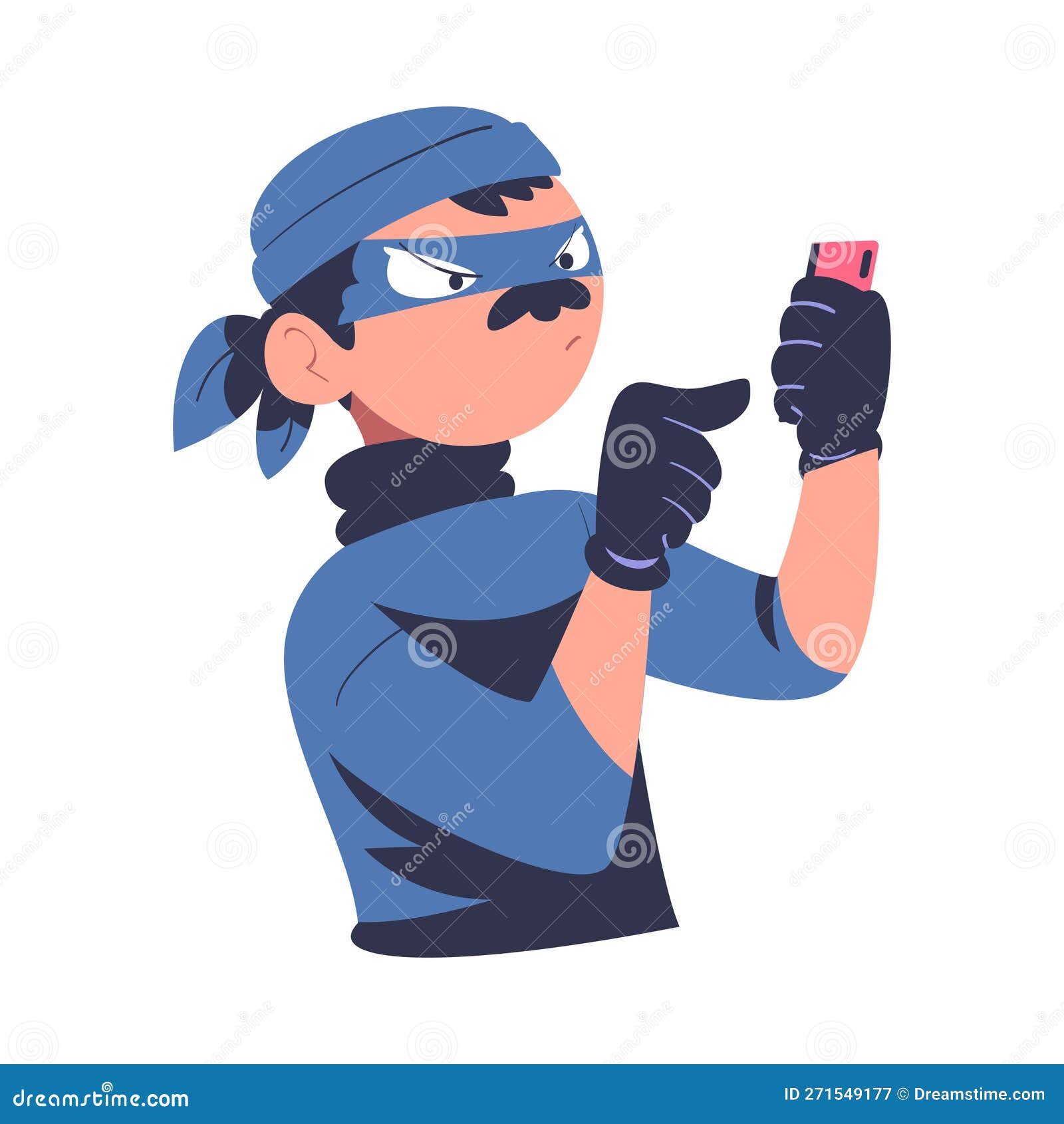 Hacking Phishing Attack. Flat Illustration Of Young Hacker Sitting On ...