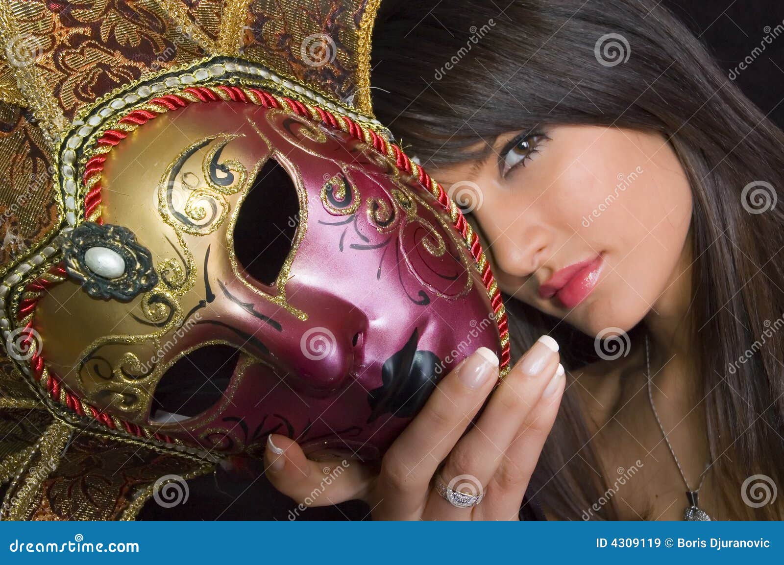 Masked Girl Royalty Free Stock Images - Image: 4309119