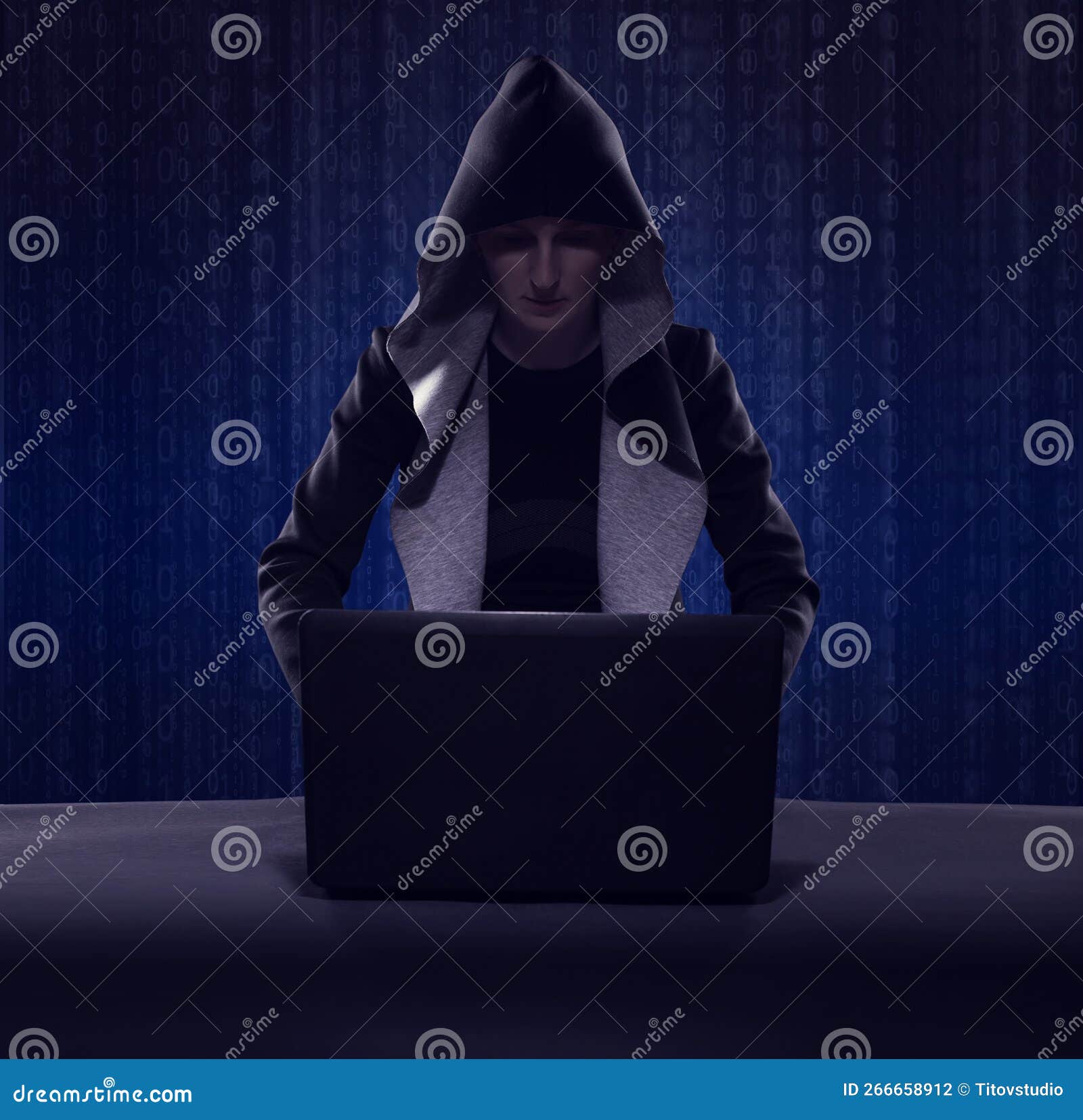 Smartphone Hacking And Warning Concept Background With Floating Red ...