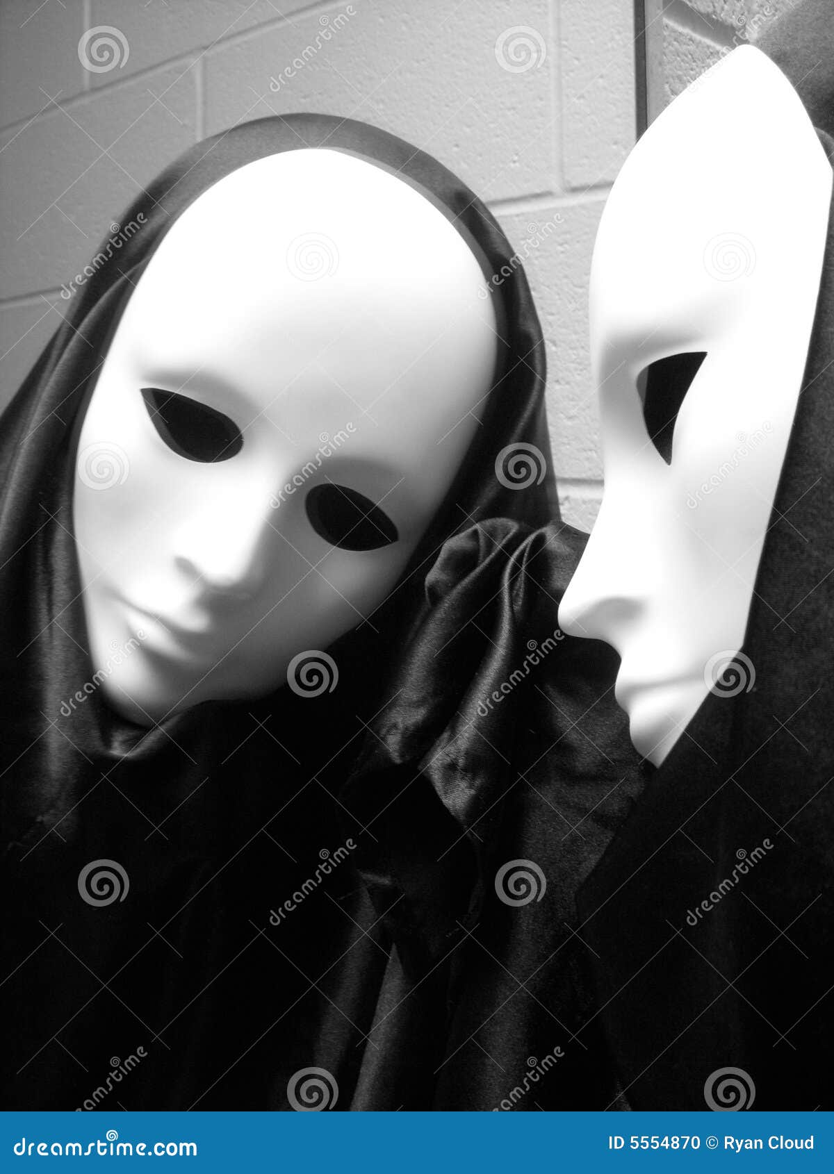 Masked Image 11 stock photo. Image of mirror, black, reflection - 5554870