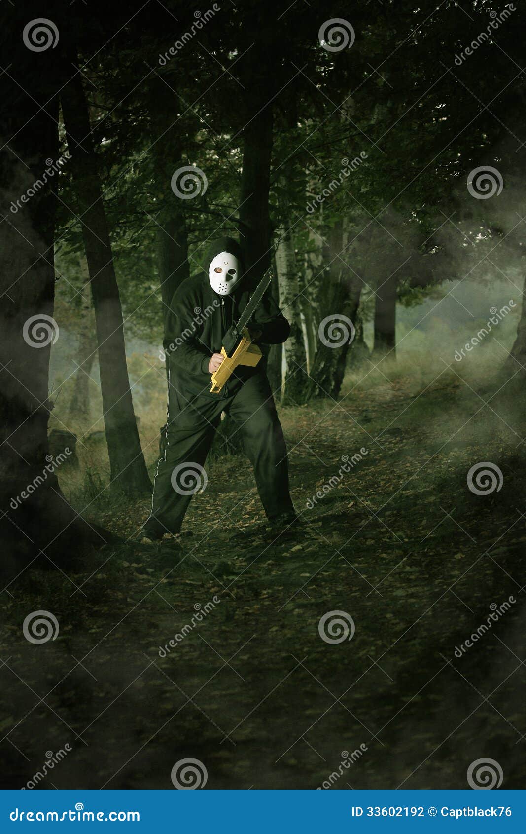 Masked mad man stock photo. Image of killer, creepy, halloween - 33602192