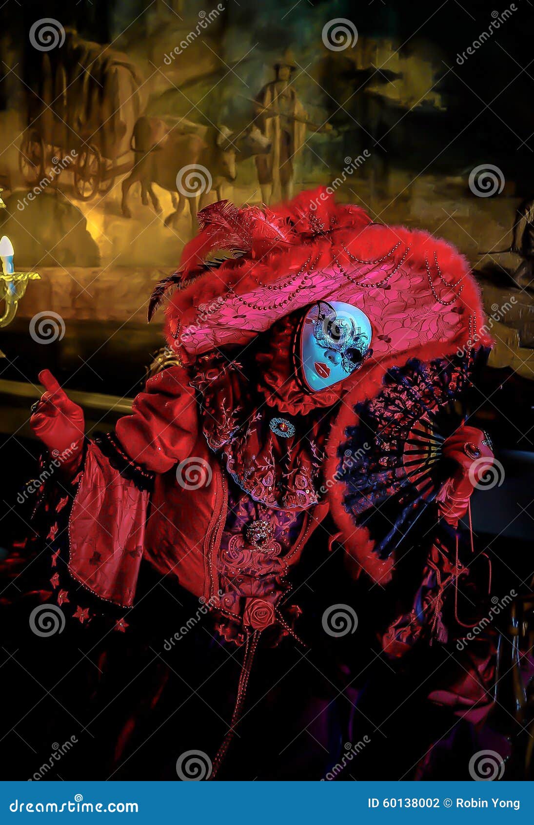Masked Model in Red stock photo. Image of models, masked - 60138002