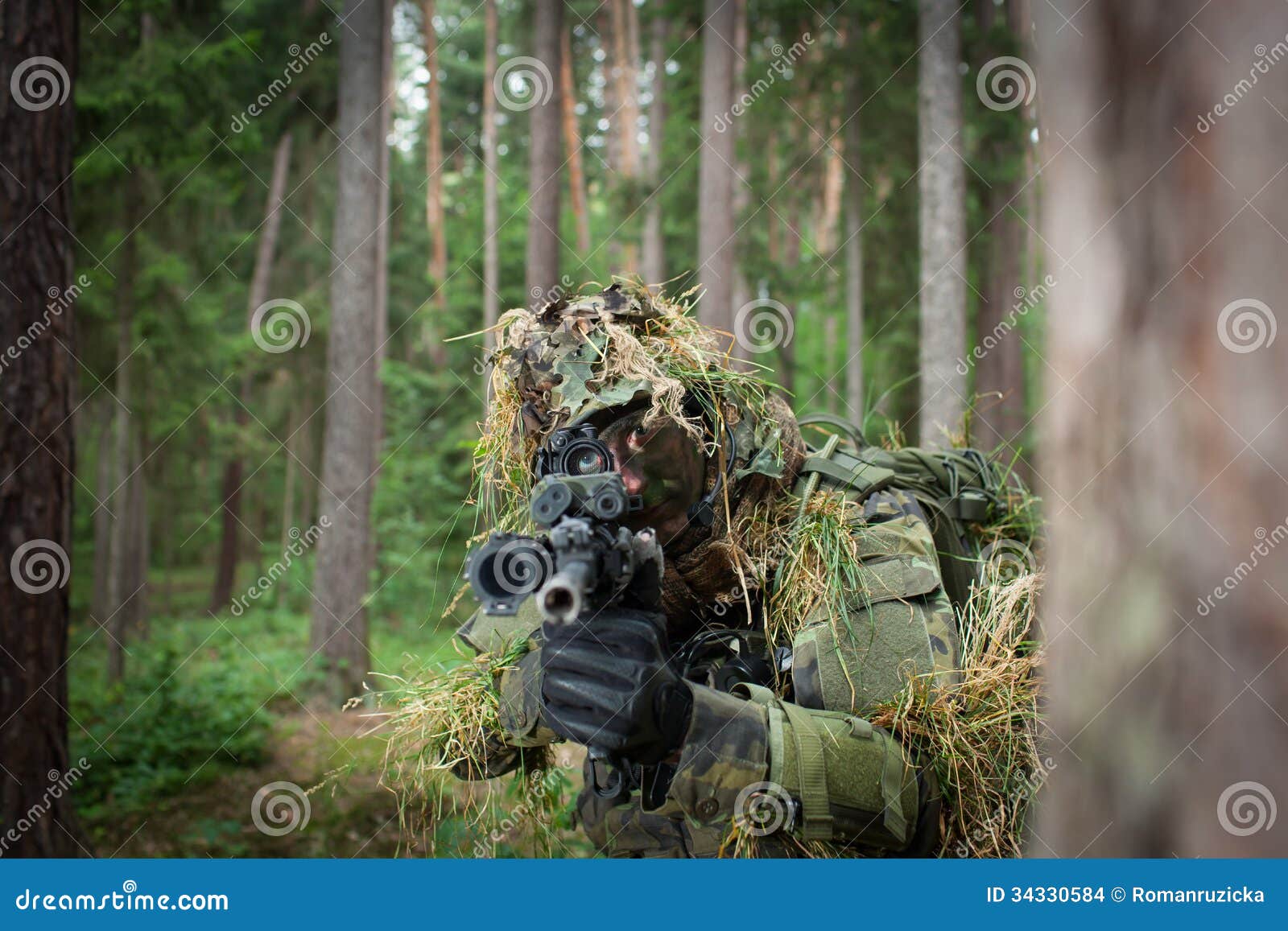 Masked soldier stock photo. Image of caucasian, ammunition - 34330584