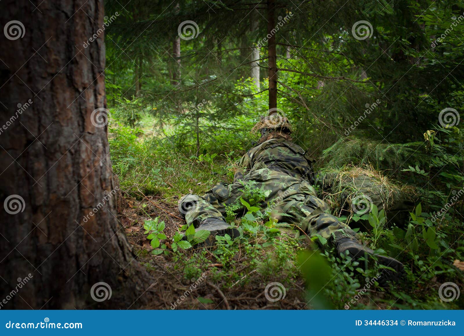 Masked Soldier In A Mask Without Stripes And Identification Marks ...