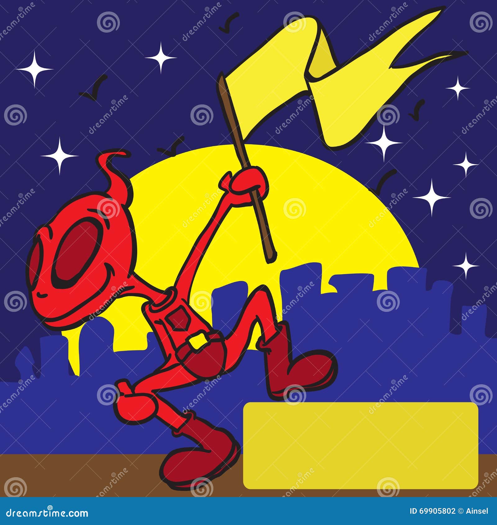 Masked Heroic Superhero Silhouette Cartoon Vector | CartoonDealer.com ...