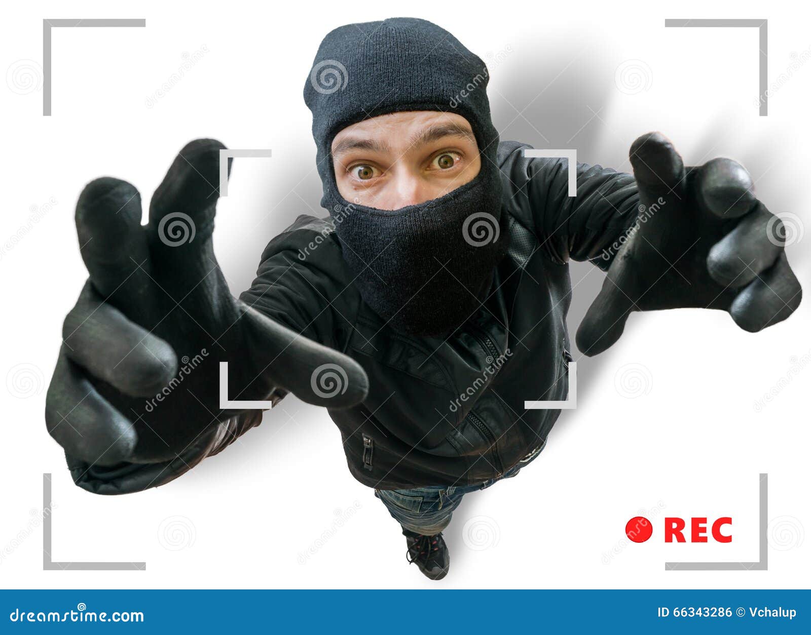 Masked Thief Is Climbing The Wall To Steal Property In The House ...