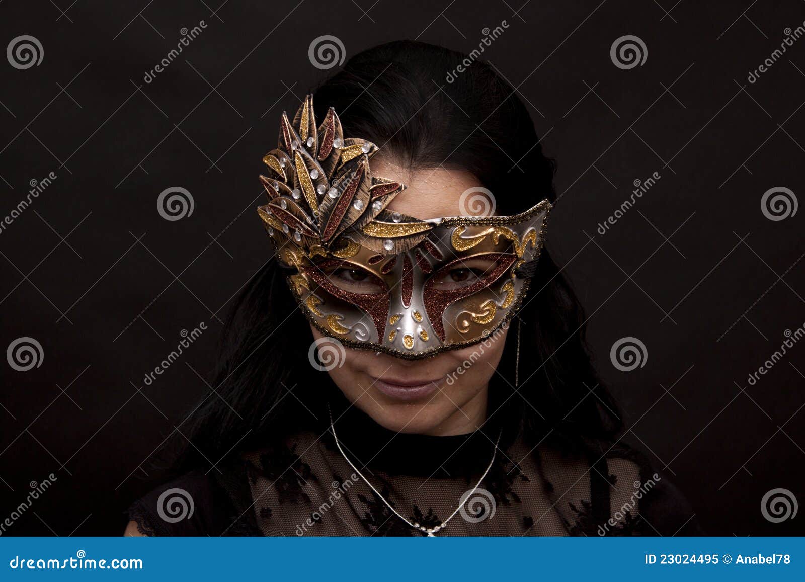 Masked woman stock image. Image of golden, beige, white - 23024495
