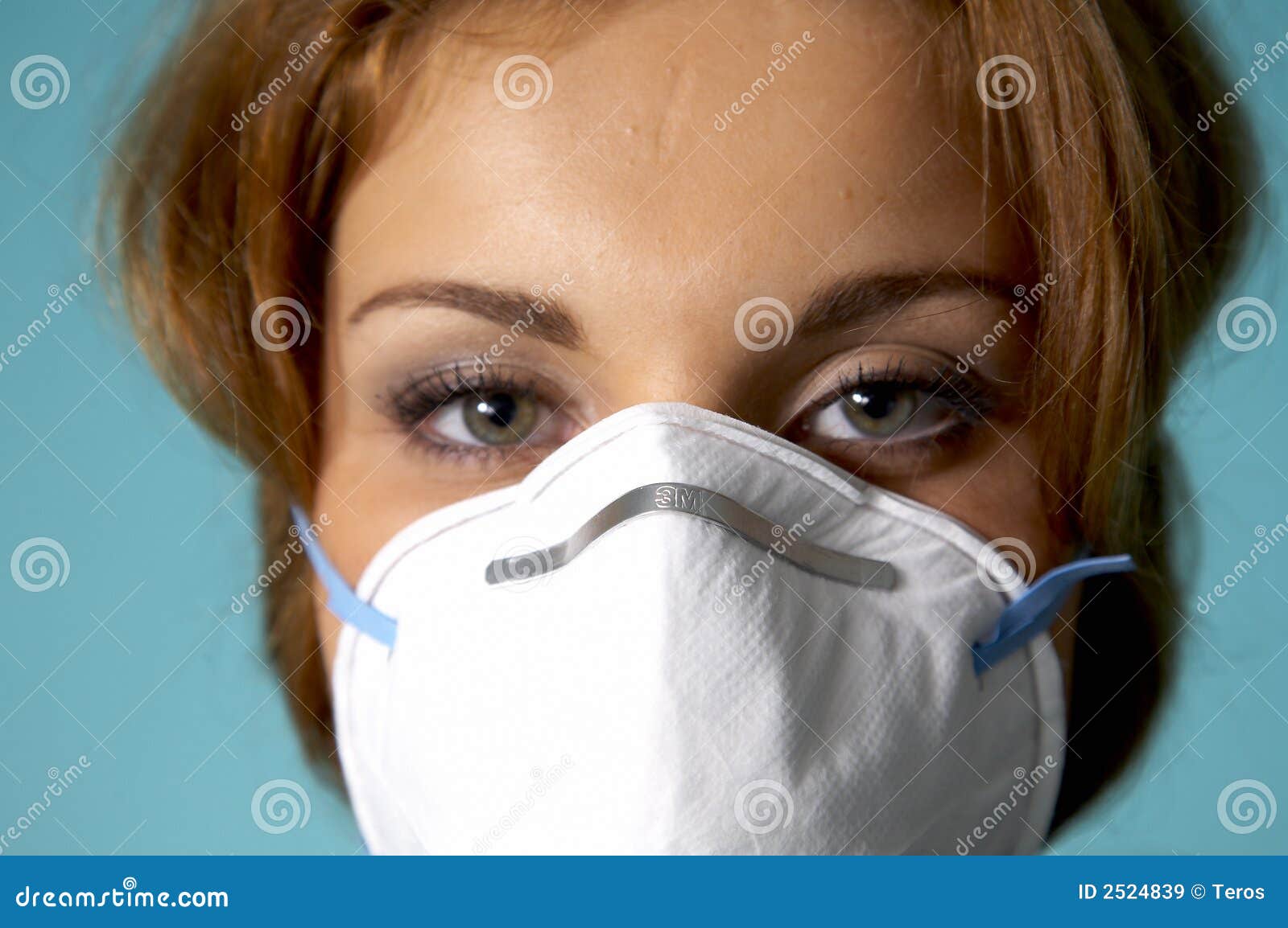 Masked woman stock image. Image of woman, medical, pretty - 2524839