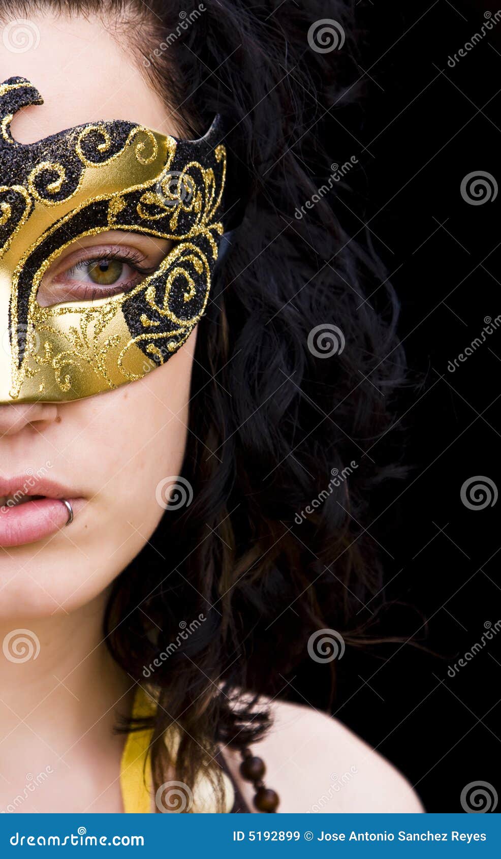 Masked woman stock image. Image of mysterious, anonymous - 5192899
