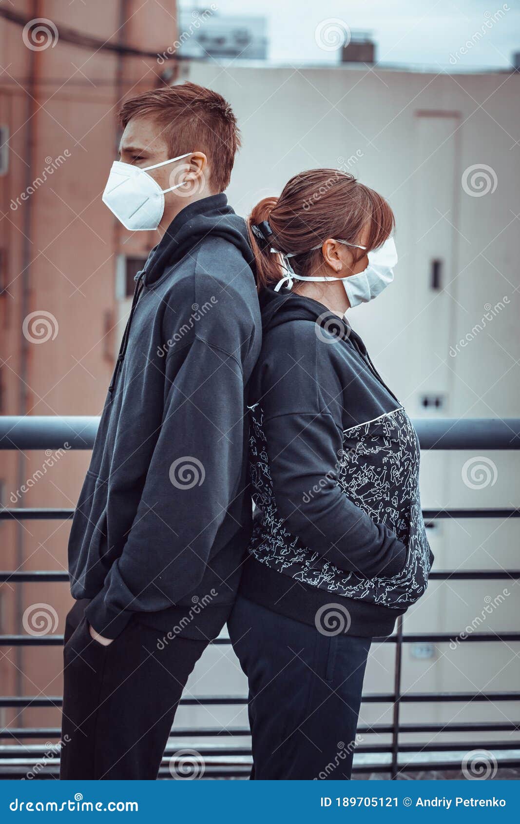 Masked Young Man with a Mask during a Pandemic Stock Image - Image of ...