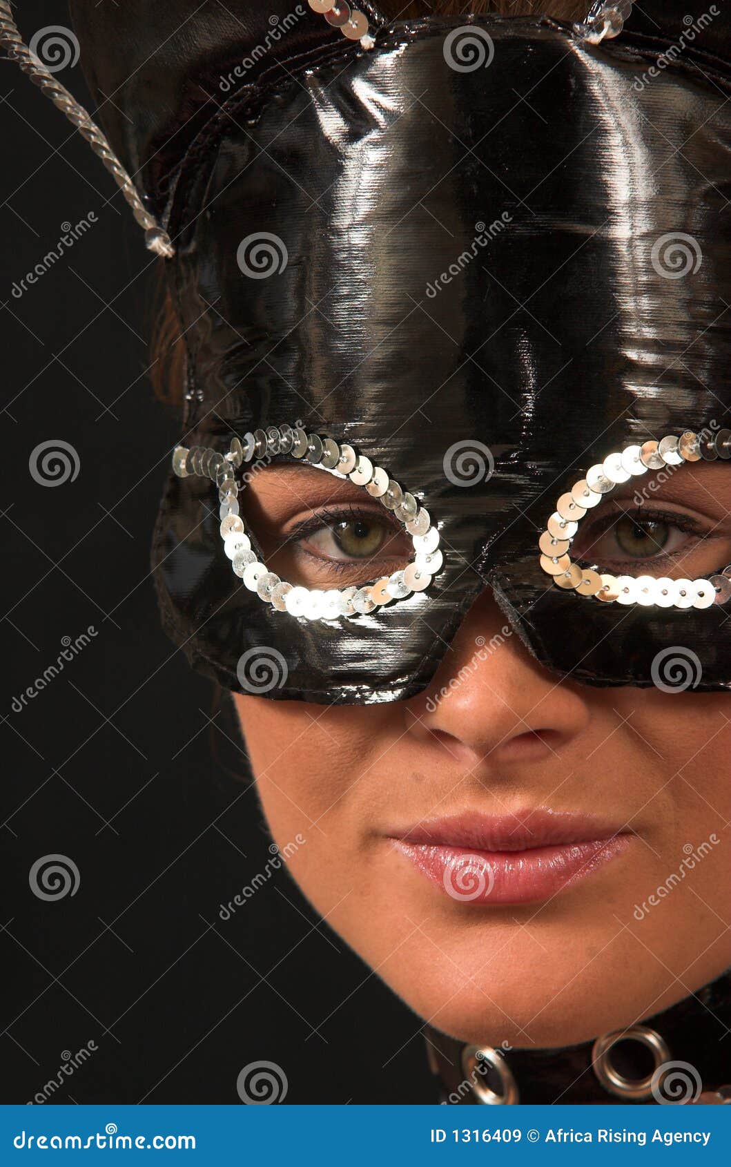 Masker 2 Van Het Kostuum Van De Kat Stock Afbeelding - Image of ...