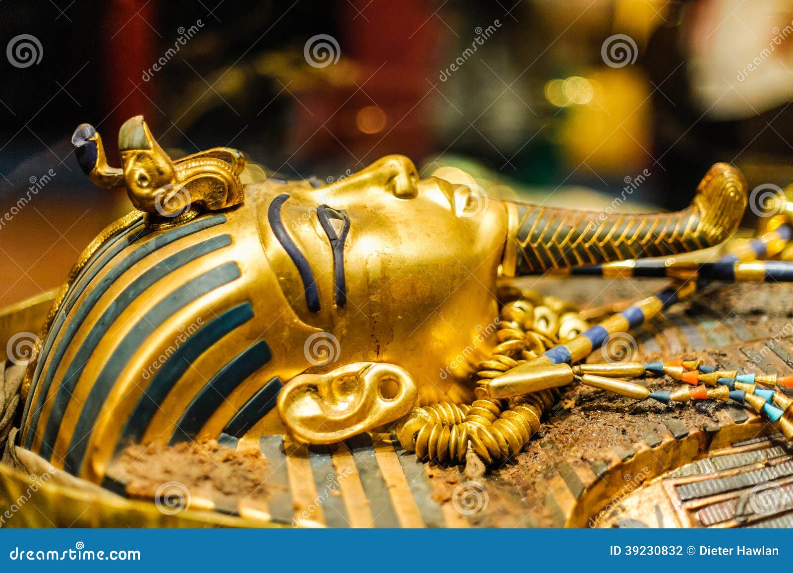 Masker Van Farao Tutankhamun Redactionele Fotografie - Image of dood ...