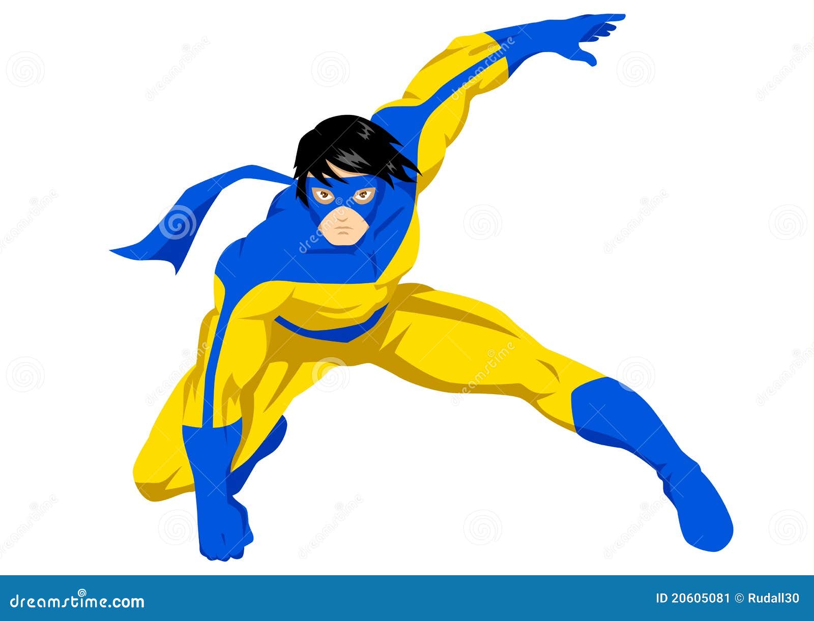 Maskman stock vector. Illustration of blue, masquerade - 20605081