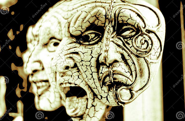 Masks stock photo. Image of ghosts, disturbing, death - 100189702