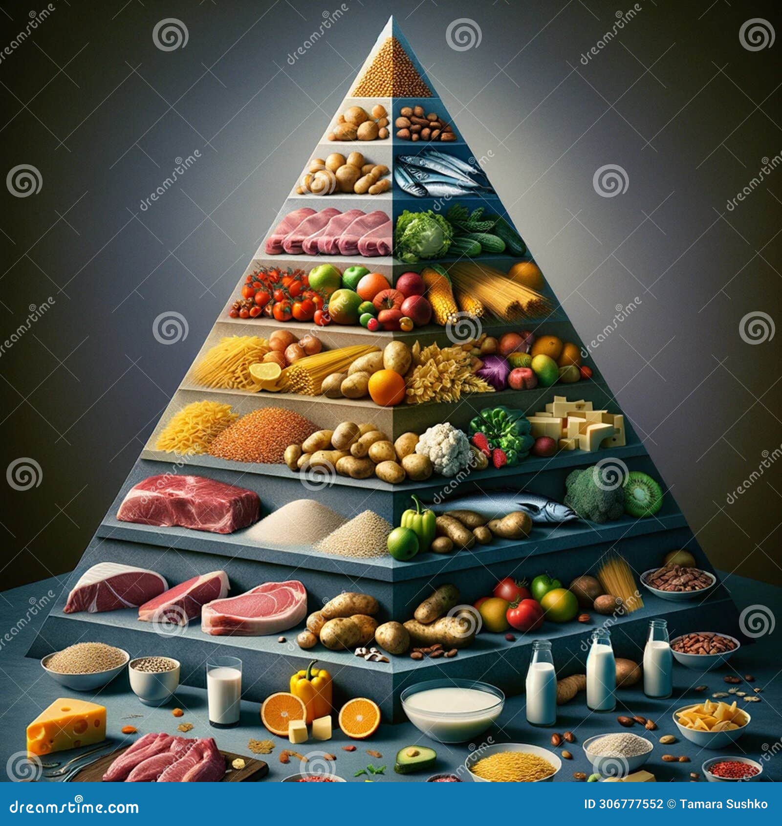 Maslow's Hierarchy Of Needs Pyramid Stock Photo | CartoonDealer.com ...