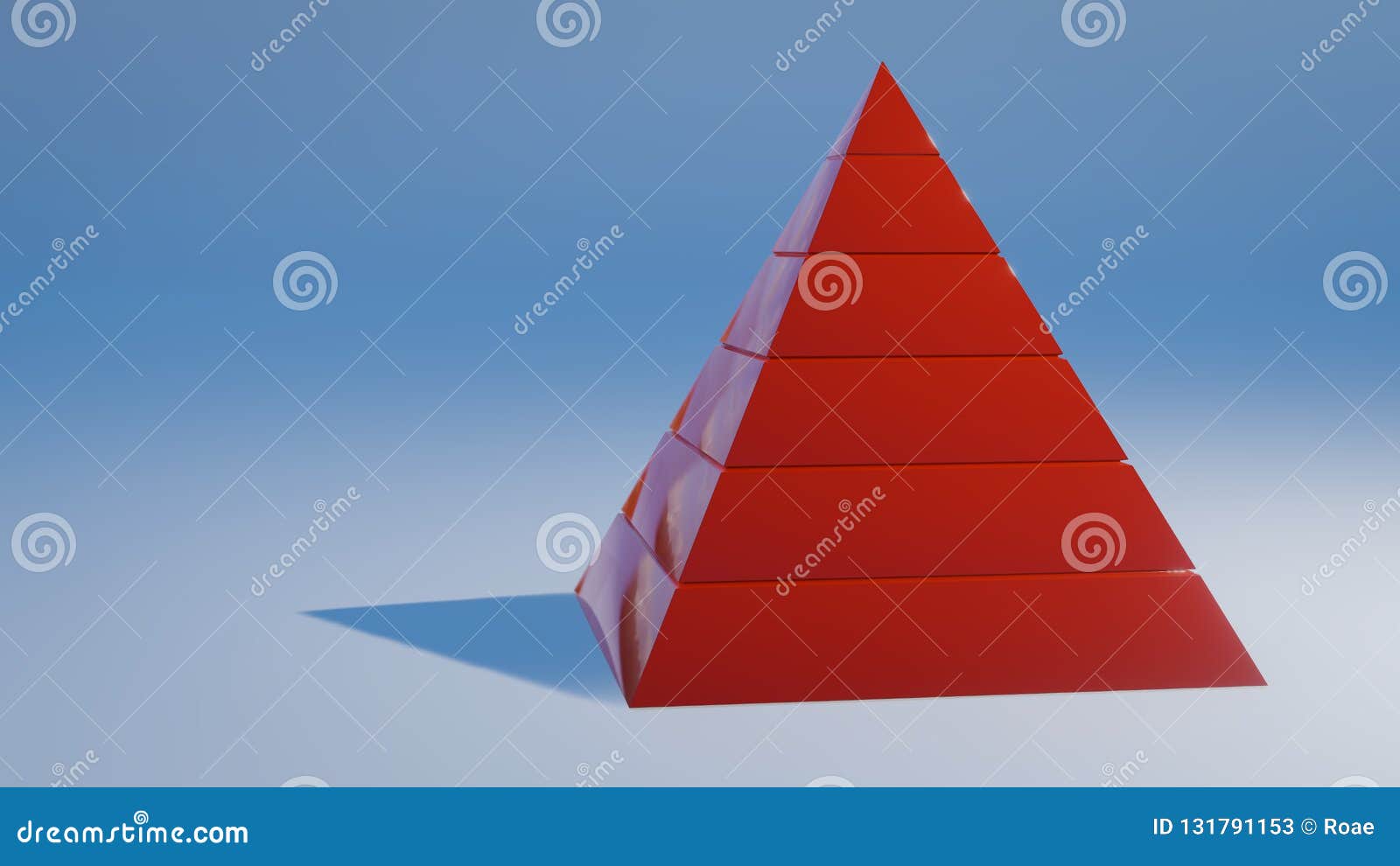 Maslow& X27;s Needs Hierarchy 3d Illustration Rendered Stock ...