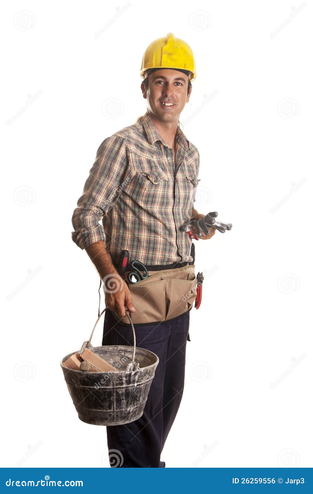 Mason stock photo. Image of brickwork, constructor, working - 26259556