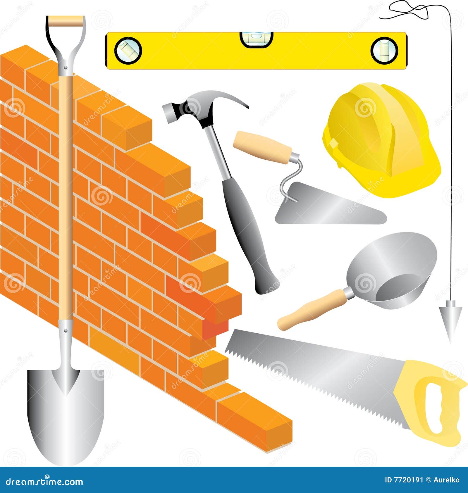 Masonry Tools Clipart Images