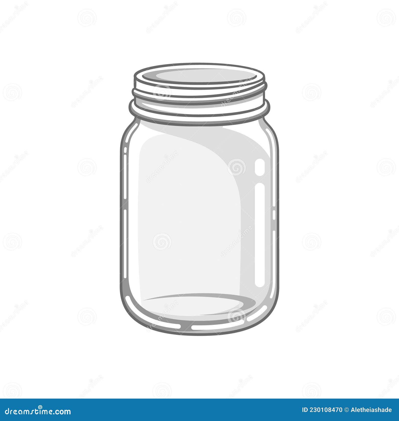 Open Jar Clipart