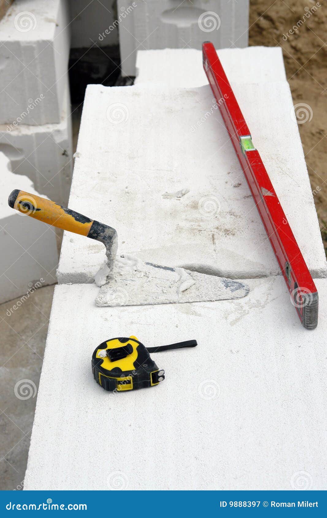 Mason s props stock image. Image of object, work, wall - 9888397