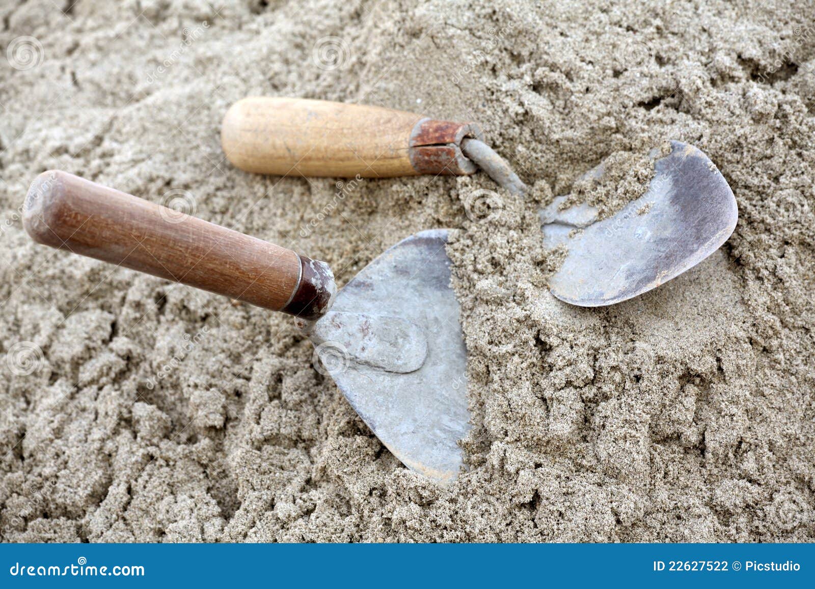 Mason s trowels stock photo. Image of wooden, trowels - 22627522