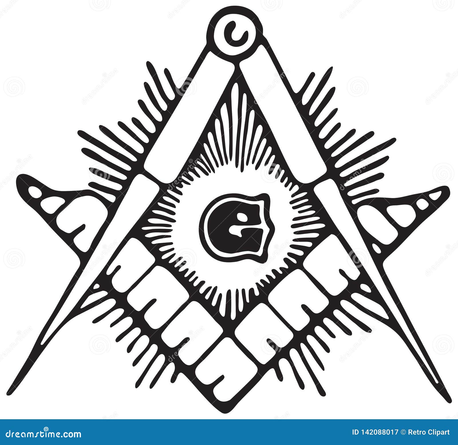 Mason Symbol stock illustration. Illustration of discussions - 142088017