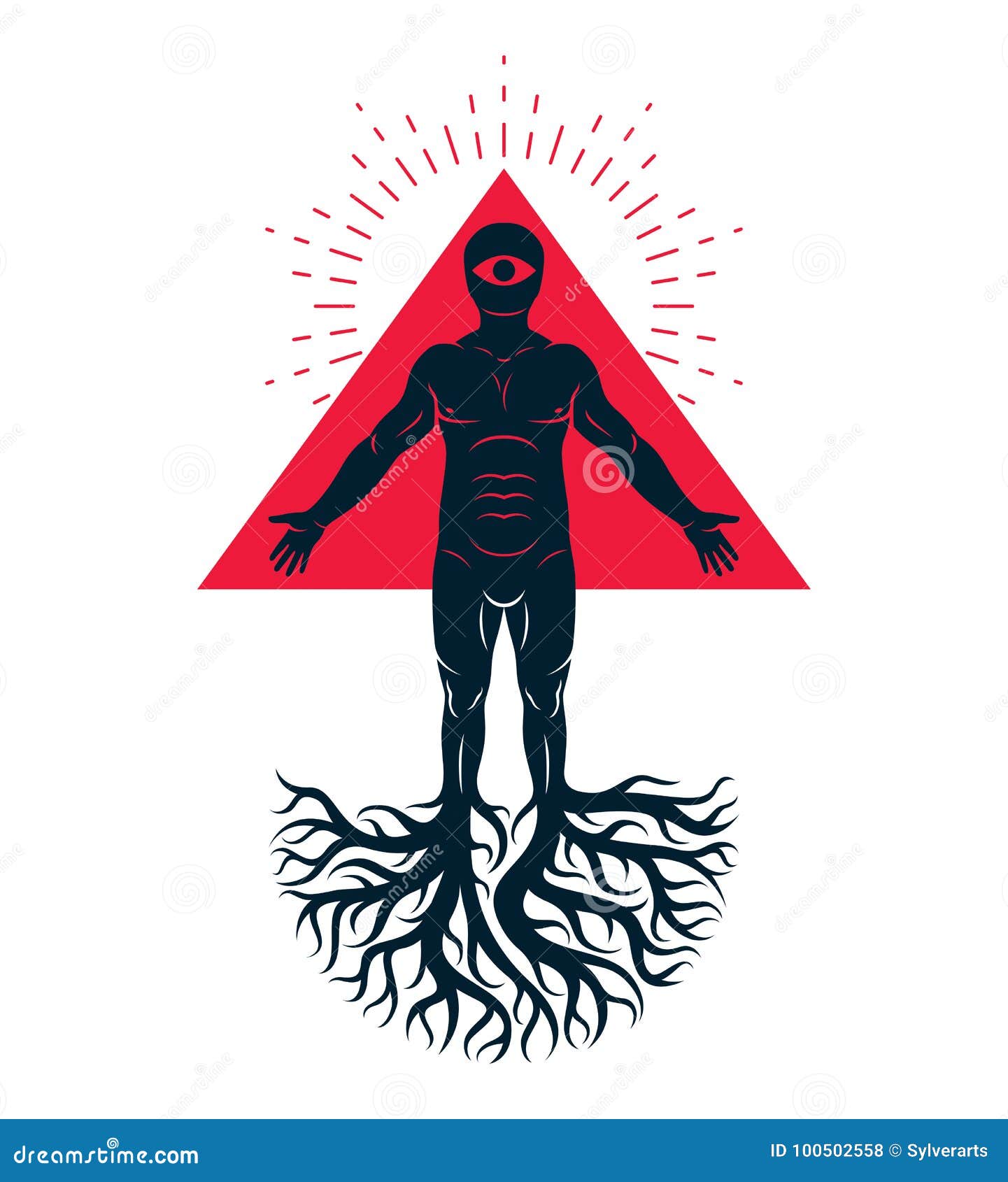 All-seeing Eye. Mason Sign On A White Background. Masonic Symbol ...