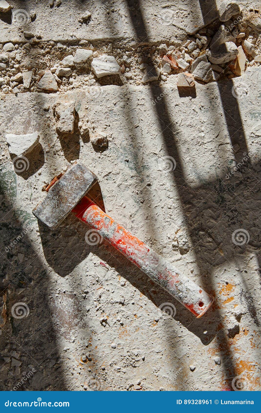 Hammer Tool Isolated On White Background Construction Concept ...