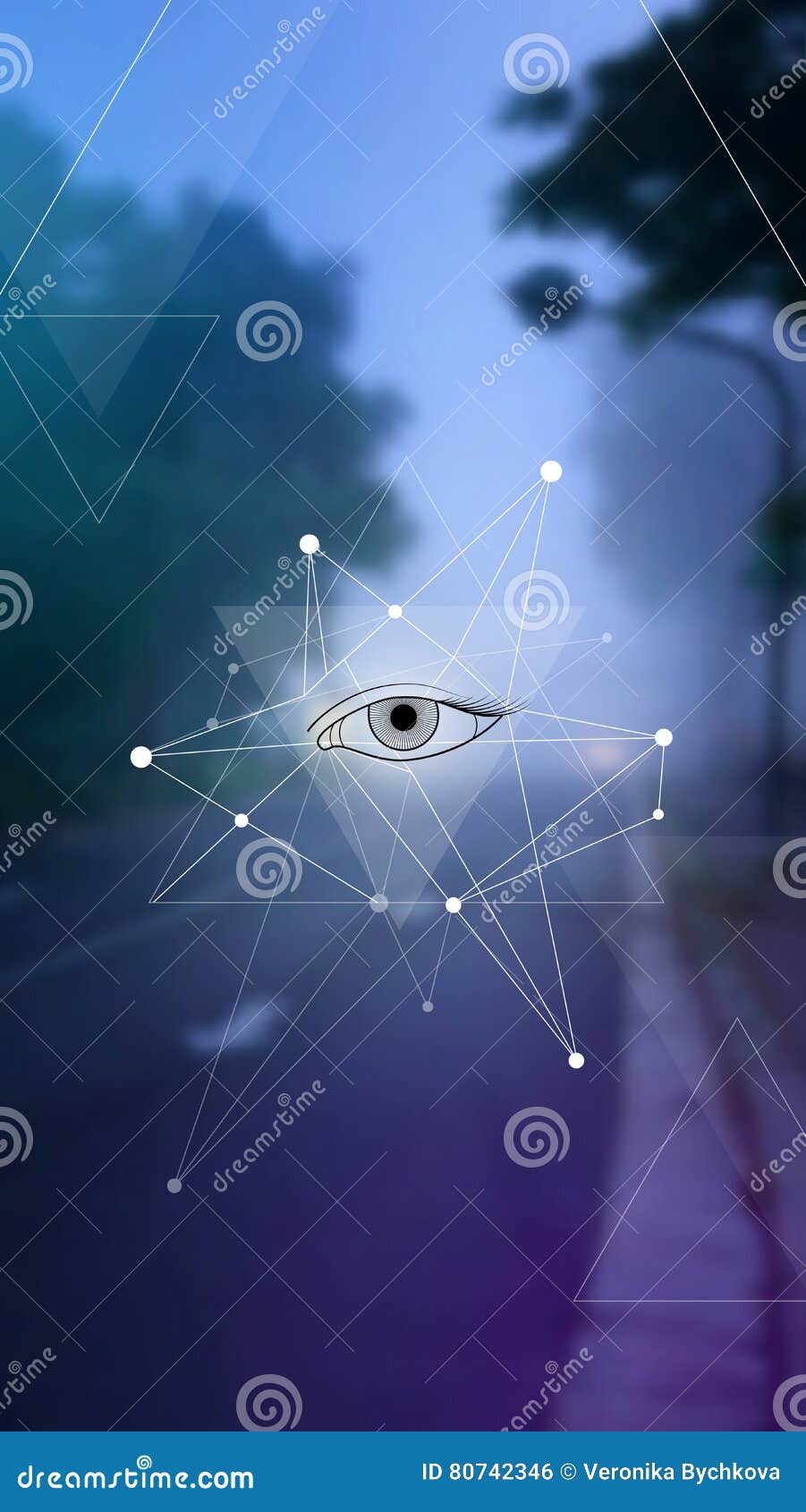 Masonic Eye Background Cartoon Vector | CartoonDealer.com #55557113