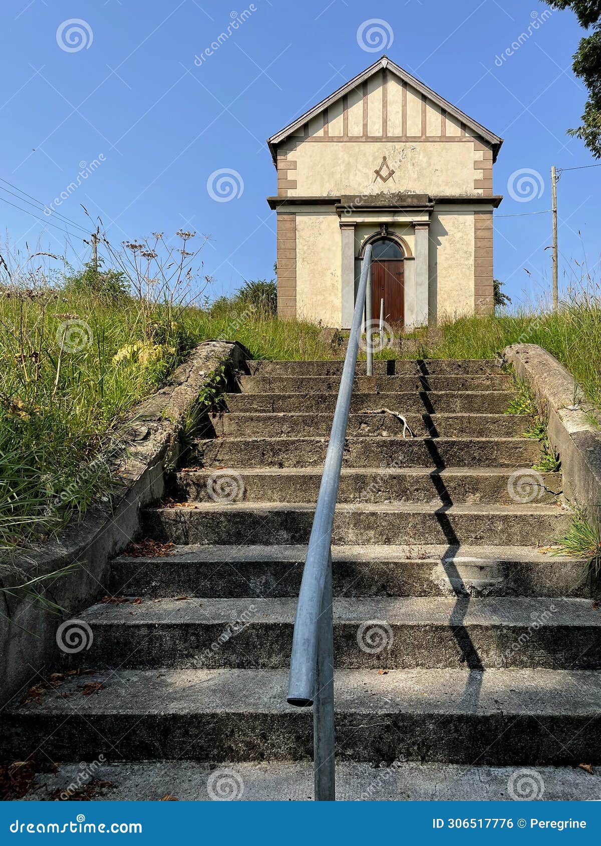 Masonic Hall in Clones Town, Monaghan, Ireland Stock Photo - Image of ...
