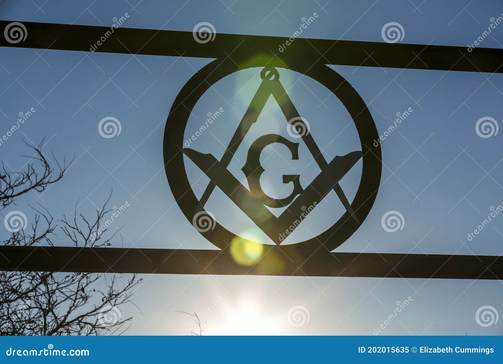 Masonic Sign On A Building Royalty-Free Stock Photography ...