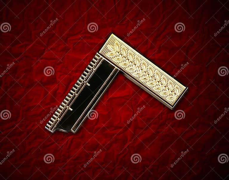 Masonic square stock image. Image of ancient, shot, square - 36932099