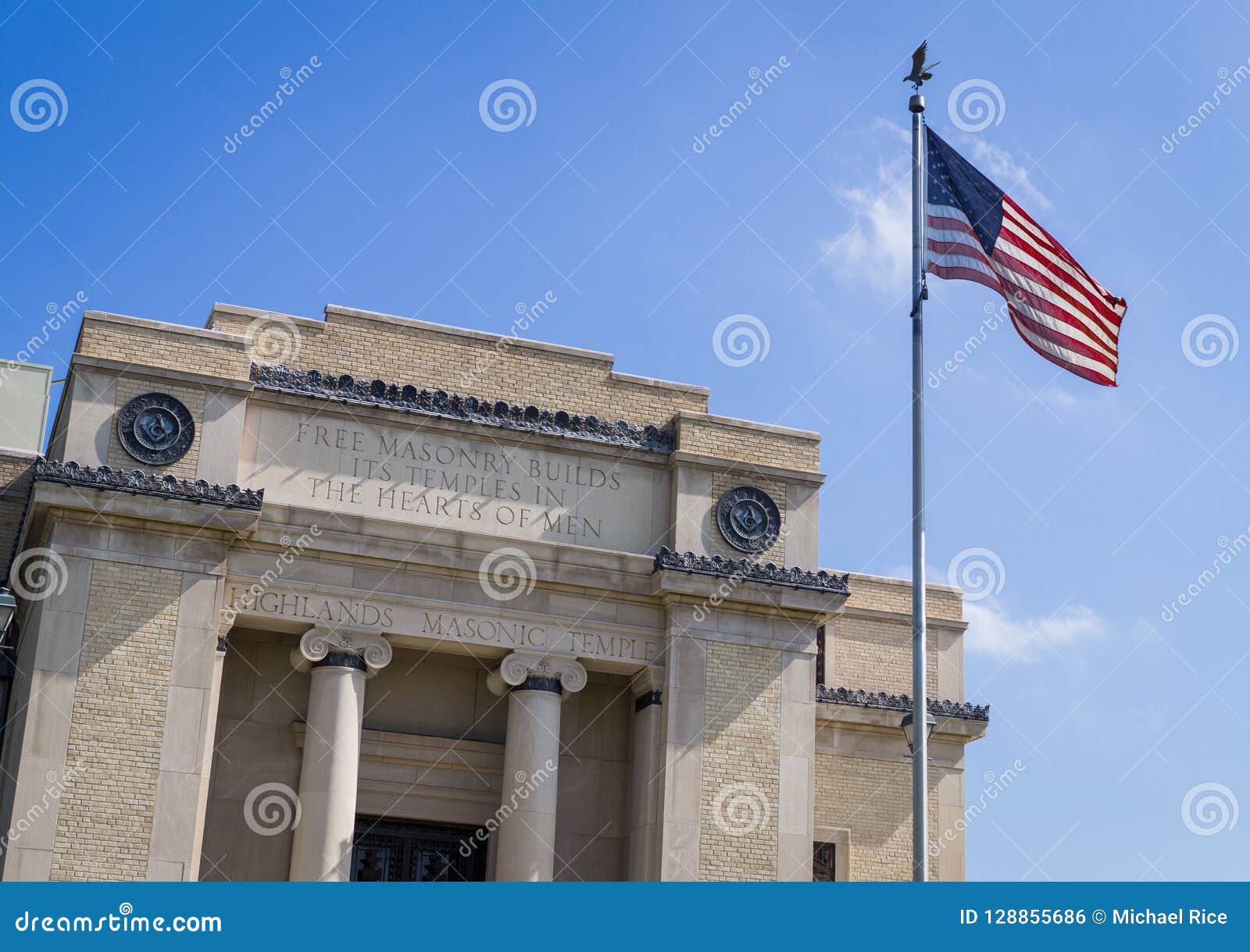 Masonic temple stock photo. Image of high, chapel, national - 128855686