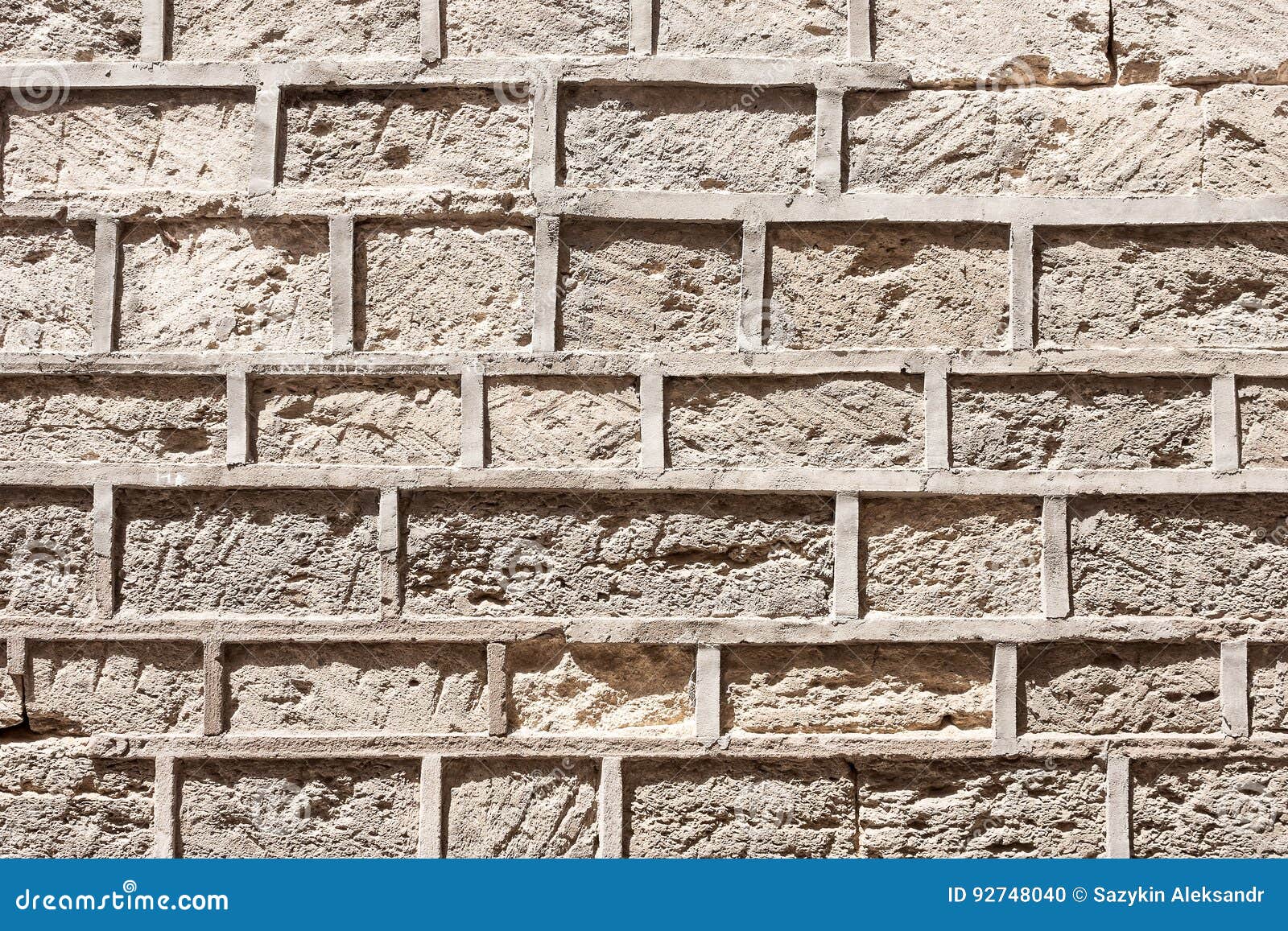 Masonry of an Ancient Stone Wall Eroded Stock Photo - Image of ...