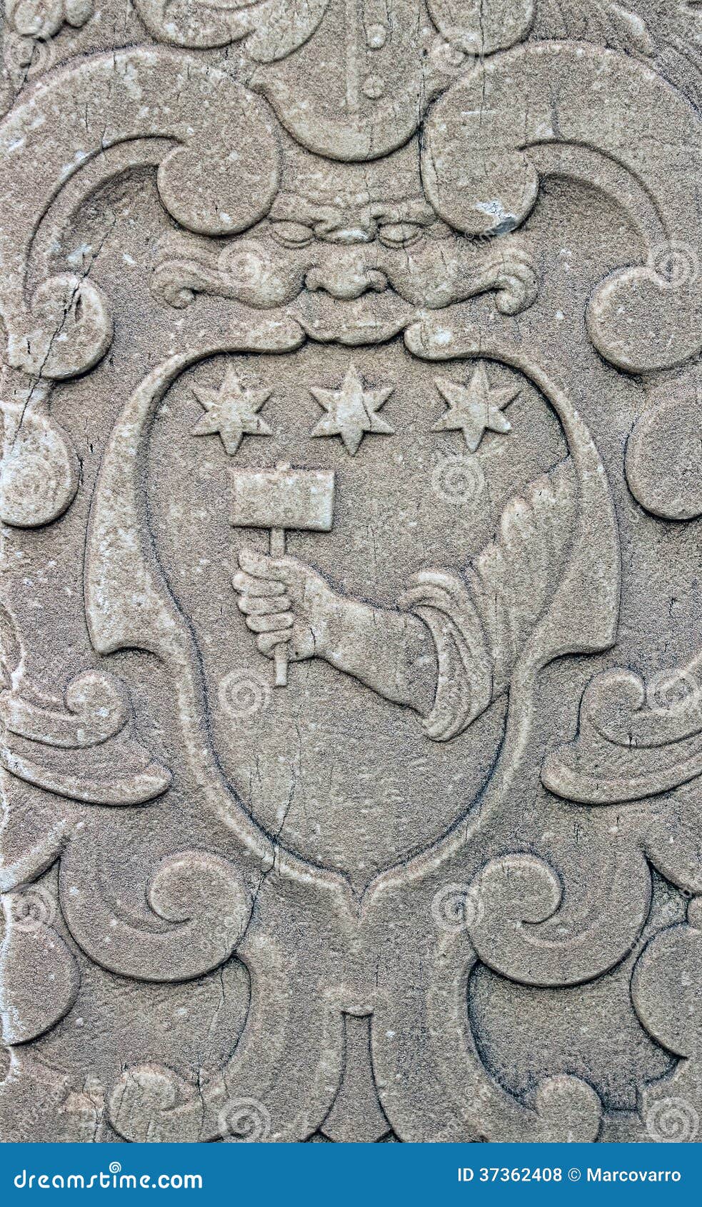 Masonry Bas-relief stock photo. Image of angle, hammer - 37362408