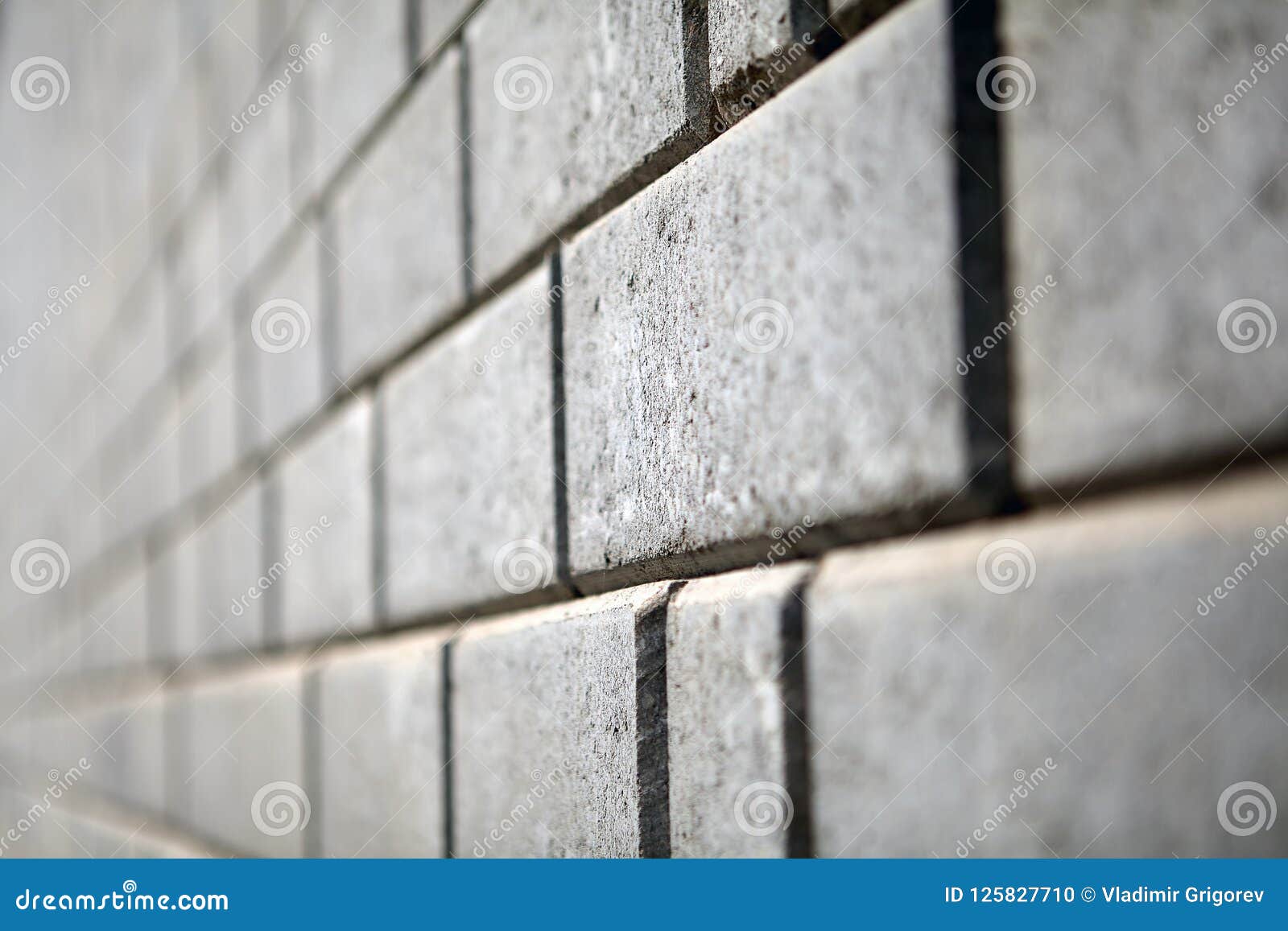 View of the Brick Wall at an Acute Angle. Stock Photo - Image of ...