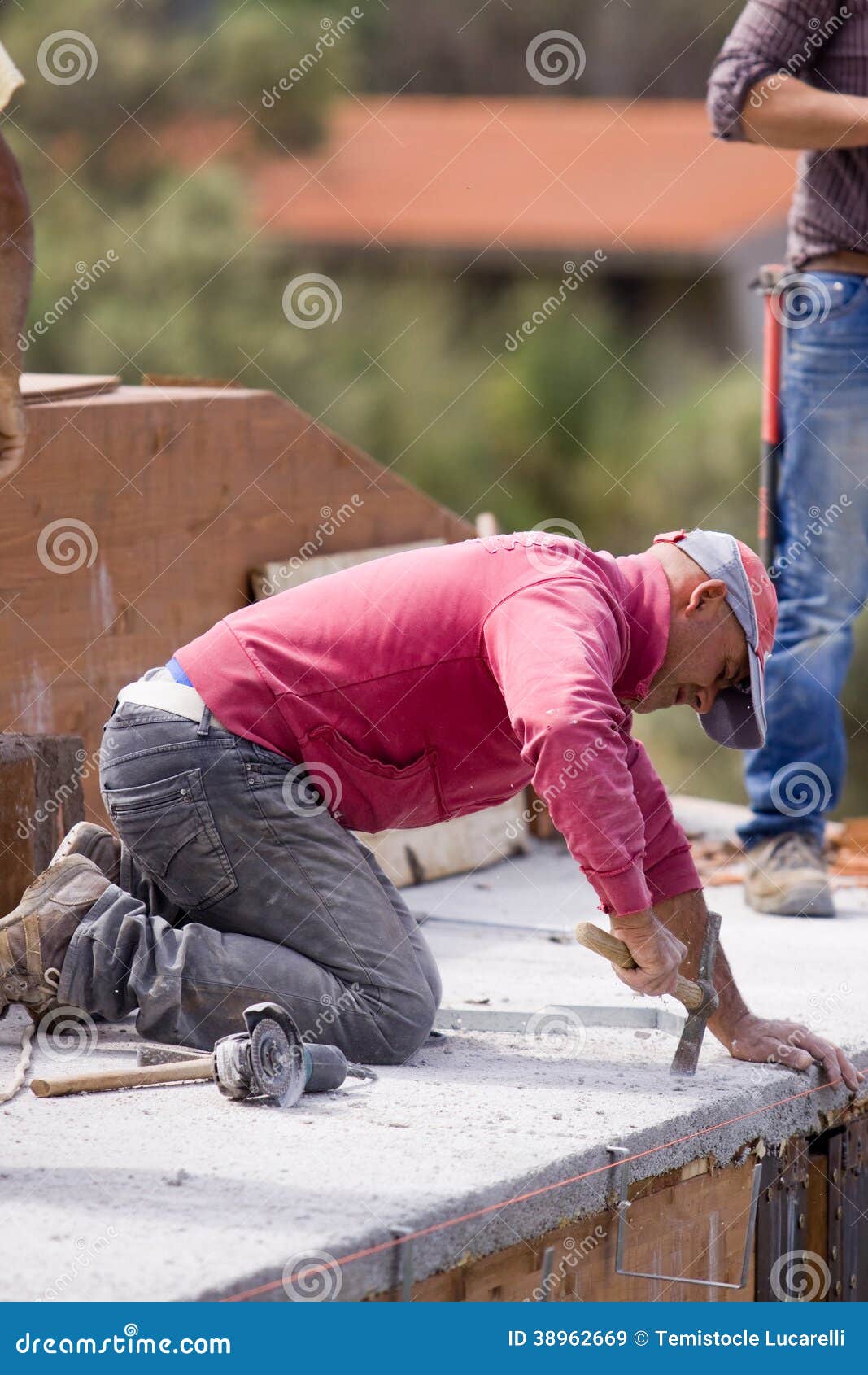 Masonry stock image. Image of repairing, occupation, bricklayer - 38962669